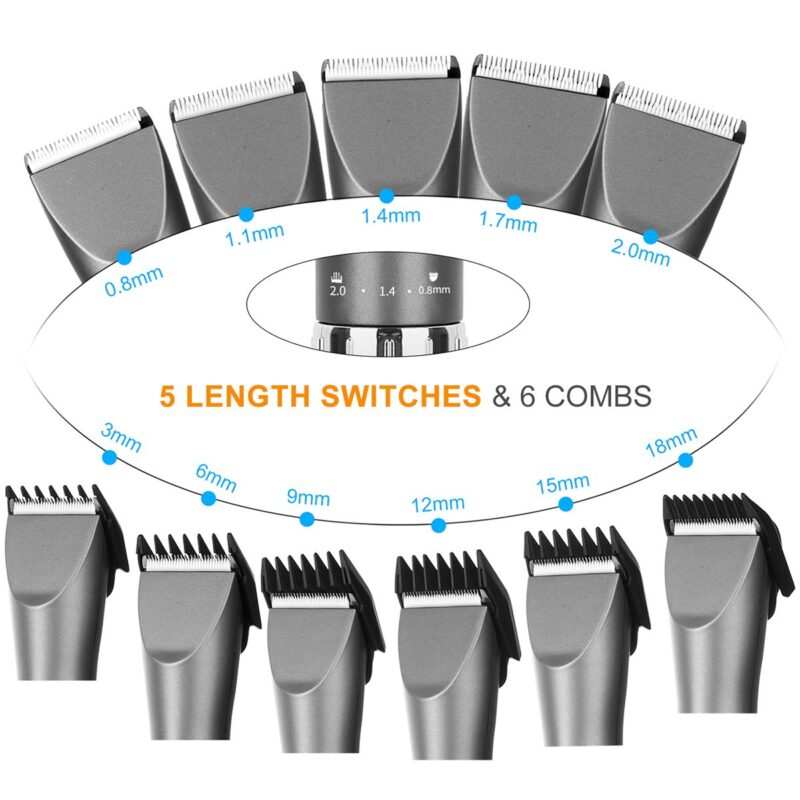 Sminiker Professional Hair Clippers – Gray – Sminiker