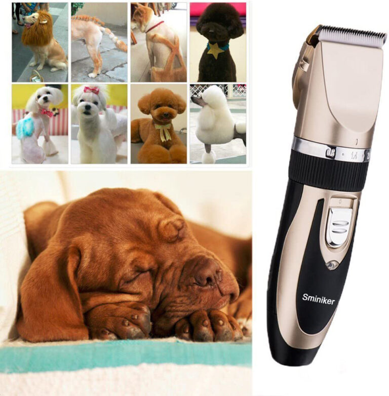 Sminiker Professional Rechargeable Cordless Dogs Cats Horse Grooming ...