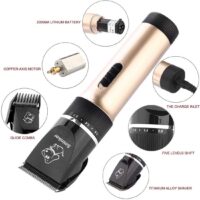 Sminiker Professional Low Noise Rechargeable Cordless Cat Dog Horse ...